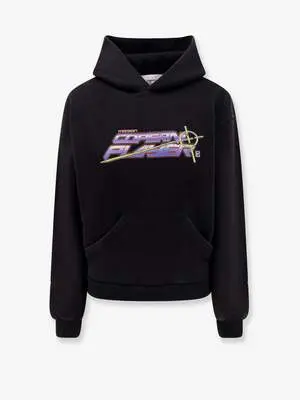 Coperni Cotton Hooded Sweatshirt With Logo Print - Multicolor