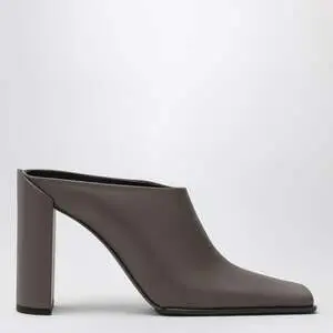 Alaïa Square-toe Block Heel Mules - Brown