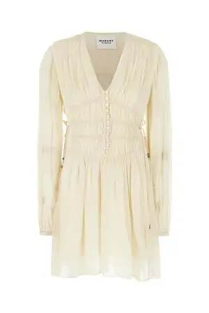 Isabel Marant Étoile Shirred Button-up Dress - Multicolor