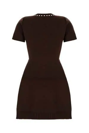 Coperni Embellished Short Sleeve Dress