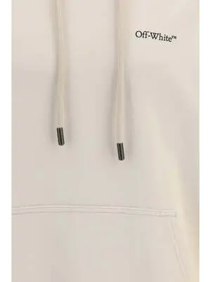 Off-White Half Arrows Skate Hoodie - Cream