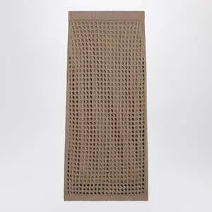 Max Mara Mesh Cotton Maxi Skirt - Brown