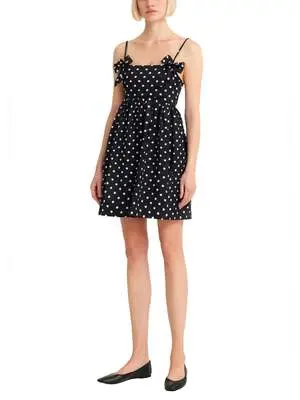 GANNI Polka Dot Mini Dress