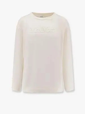 Max Mara Cotton And Silk Sweatshirt - Multicolor