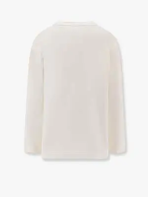 Max Mara Cotton And Silk Sweatshirt - Multicolor