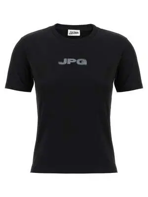 JEAN PAUL GAULTIER Jpg Baby Tee" T-shirt - Black