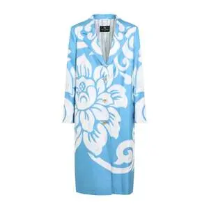 Etro Printed Silk Caban - Blue