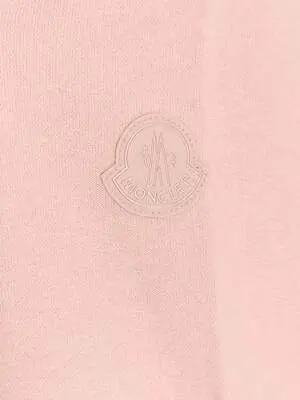 Moncler Cotton Sweatshirt With Embroidered Logo Patch
