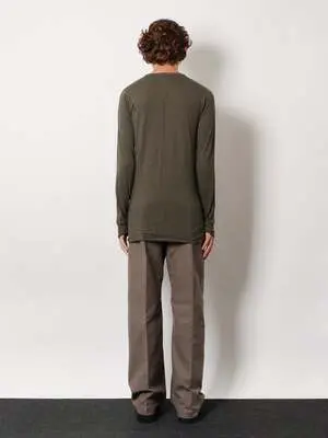 Rick Owens Basic Ls T Viscose Blend T-shirt