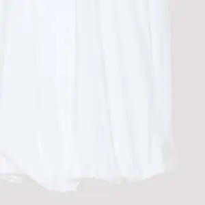 JIL SANDER Voluminous Cotton Bermuda - White
