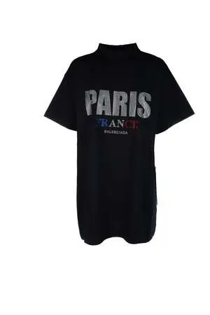 Balenciaga Embellished Logo T-shirt - Multicolor