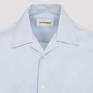JIL SANDER Cotton Shirt - Blue