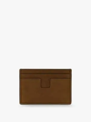 TOM FORD Suede Card Holder