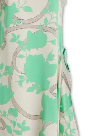 Fendi Printed Silk Dress