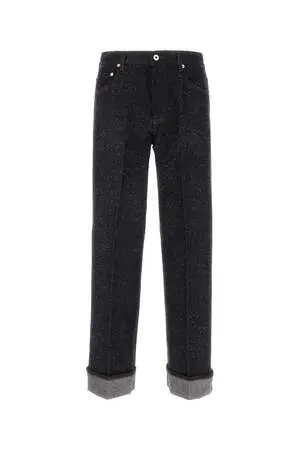 Burberry Melange Denim Jeans - Blue