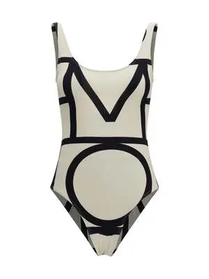 TOTEME Monogram One-piece Swimsuit - Multicolor