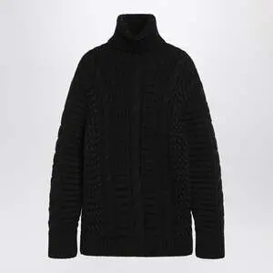 MONCLER X EDWARD ENNINFUL Wool Turtleneck Sweater - Black