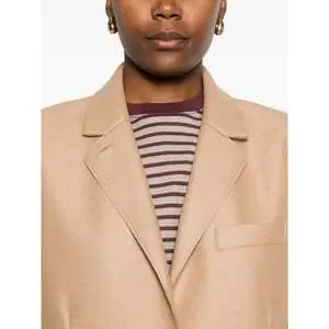 Harris Wharf London Beige Patch Pocket Blazer - Cream
