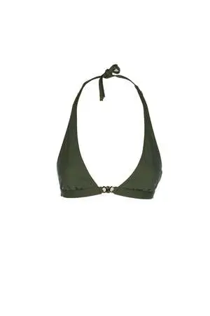 Celine Halterneck Bikini Top - Multicolor