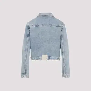 LANVIN Short Cropped Denim Jacket