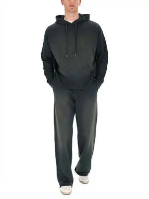 GOLDEN GOOSE Oversized Cotton Hoodie - Black