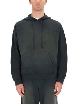 GOLDEN GOOSE Oversized Cotton Hoodie - Black