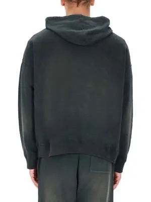 GOLDEN GOOSE Oversized Cotton Hoodie - Black