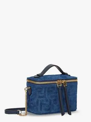 Fendi Vanity Ff Jacquard Fabric Crossbody Bag