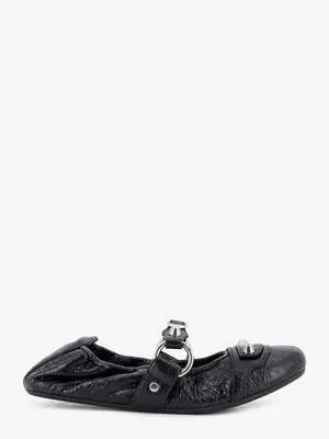 Balenciaga Balenciaga City Flat Ballerinas With Studded Buckle Strap Multicolor