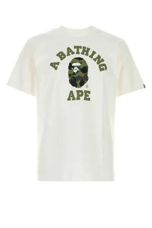 A BATHING APE Cotton 1st Camo T-shirt - White