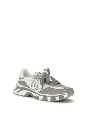 Dolce & Gabbana Leather And Mesh Sneakers