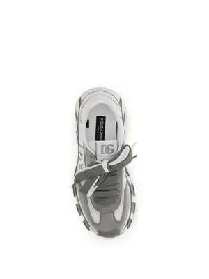 Dolce & Gabbana Leather And Mesh Sneakers