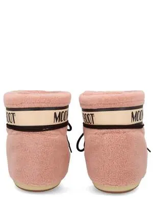 Moon Boot Icon Low Fleece Lace-up Boots - Pink