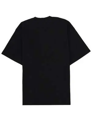 Stone Island T-shirt With Logo Patch - Black