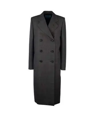 Prada Double-breasted Tailored Coat - Multicolor
