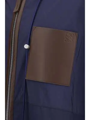Loewe X Paula's Ibiza Technical Fabric Hooded Jacket - Blue