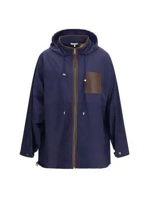 Loewe X Paula's Ibiza Technical Fabric Hooded Jacket - Blue