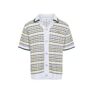 Casablanca Tuck Stitch Shirt - Multicolor