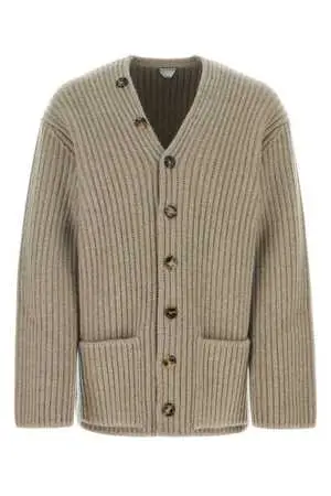 Bottega Veneta Wool Blend Cardigan - Brown