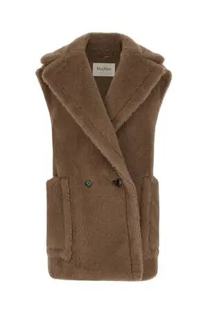 Max Mara Max Mara Sleeveless Coat Multicolor