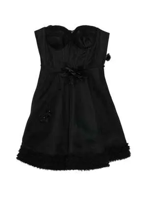 Zimmermann Luna Linen And Silk Mini Dress - Multicolor