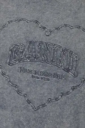 GANNI Cotton T-shirt - Multicolor