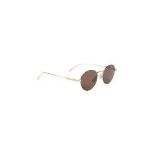 Celine Celine Metal Frame Round Sunglasses Silver
