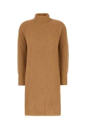 MAX MARA MAX MARA STUDIO Ribbed Turtleneck Dress