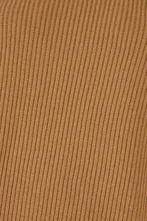 Max Mara Ribbed Turtleneck Dress - Multicolor