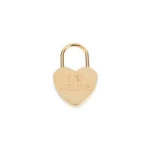 Celine Gold Brass Padlock - Silver