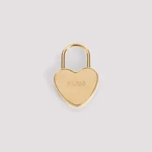 Celine Gold Brass Padlock - Silver