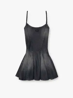 DIESEL® De-spoky-s Denim Short Dress - Multicolor