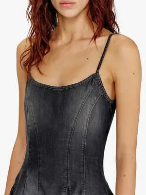 DIESEL® De-spoky-s Denim Short Dress