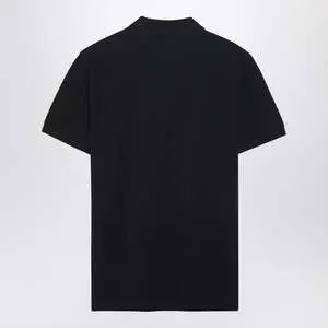 Fendi Pique Polo Shirt - Black